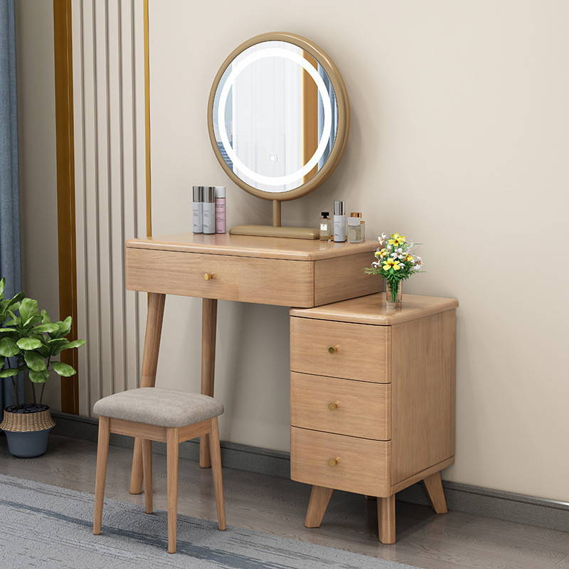 JY-8/Solid Wood Light Luxury Dressing Table for Small Apartments60cm ...