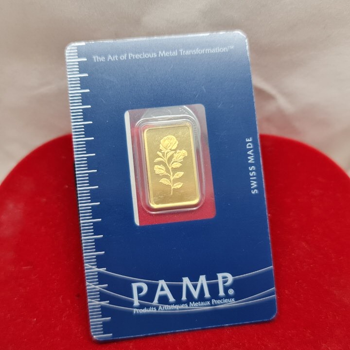 Pamp Gold Bar Bunga Rose G5 Gram 1.6 cm Pd 1128 P515 | Shopee Malaysia