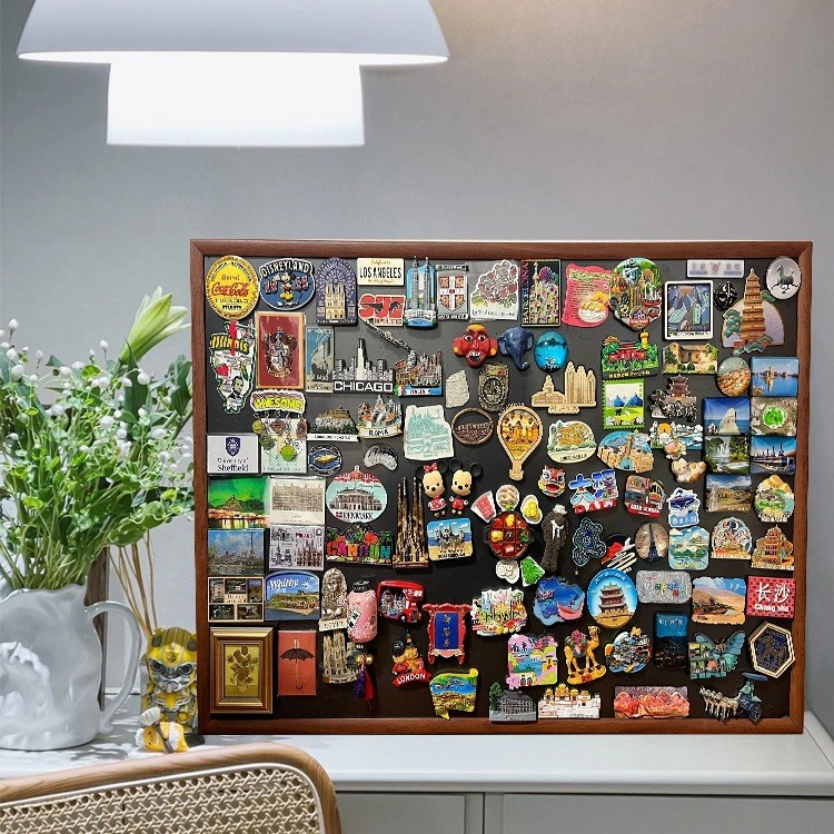 Q-8/Fridge Magnet Display Board Magnetic Makeup Wall Vintage Message ...