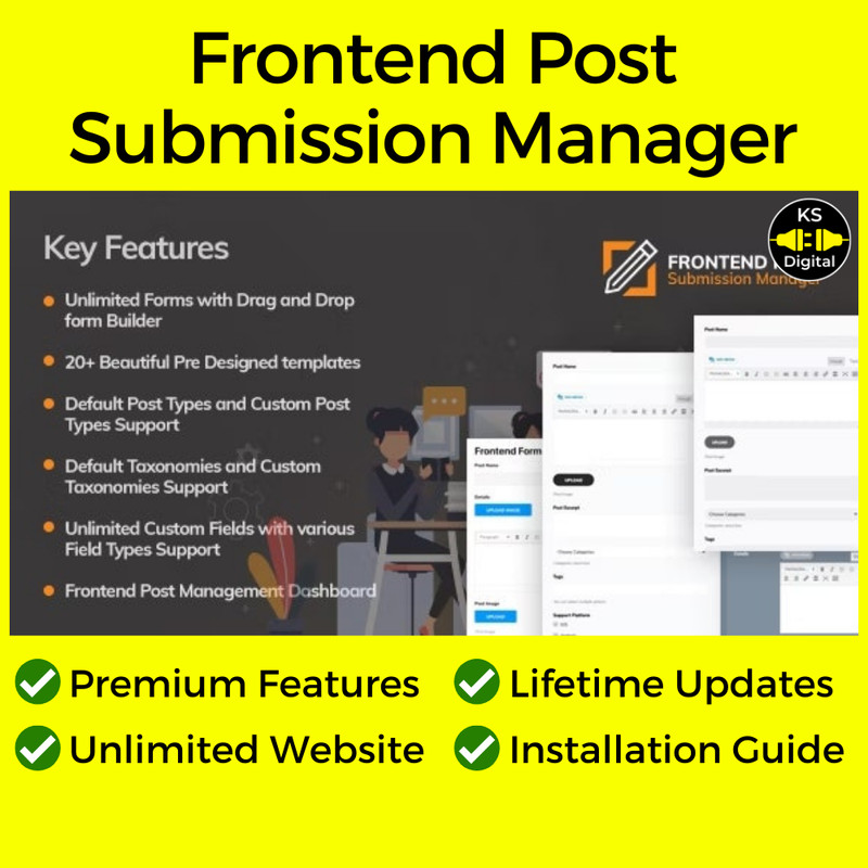 [Latest] Frontend Post Submission Manager (Free Updates + Premium ...