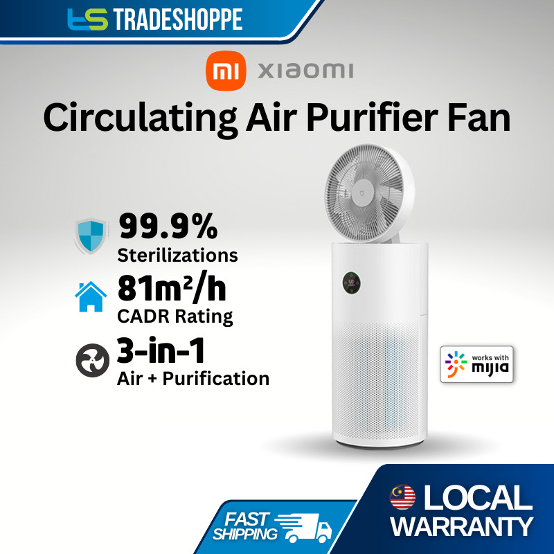 Xiaomi Smart Circulating Air Purifier Fan 8m Circulating Air Supply ...