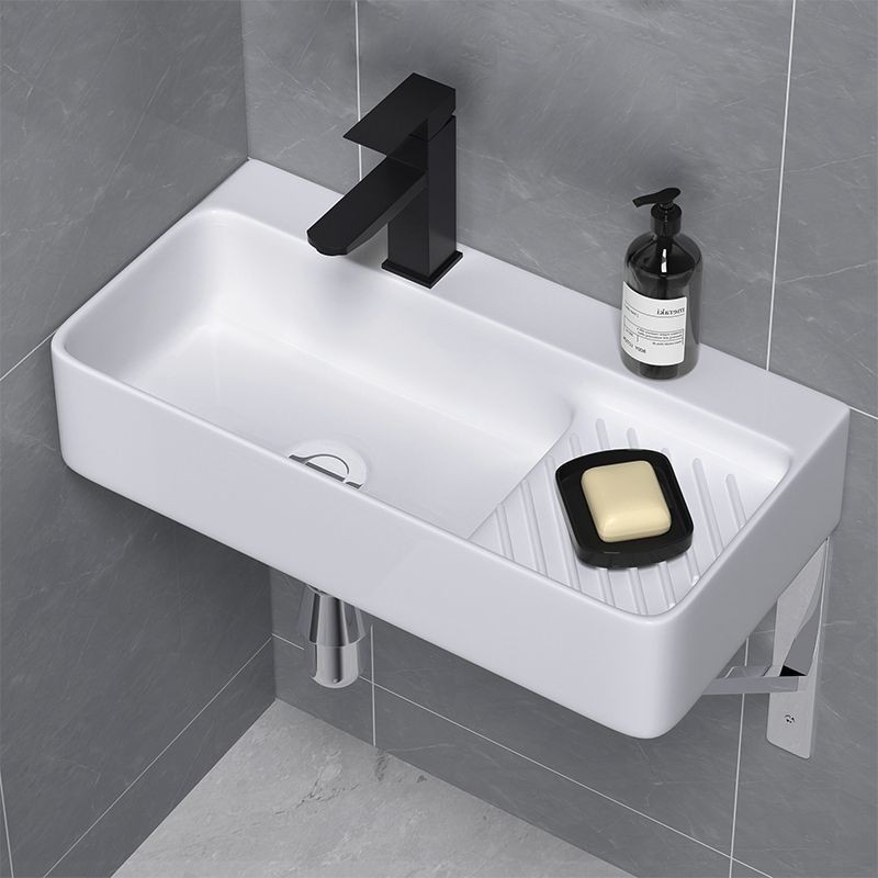KY-6/Small Apartment Wall-Mounted Wash Basin Ceramic Bathroom with ...