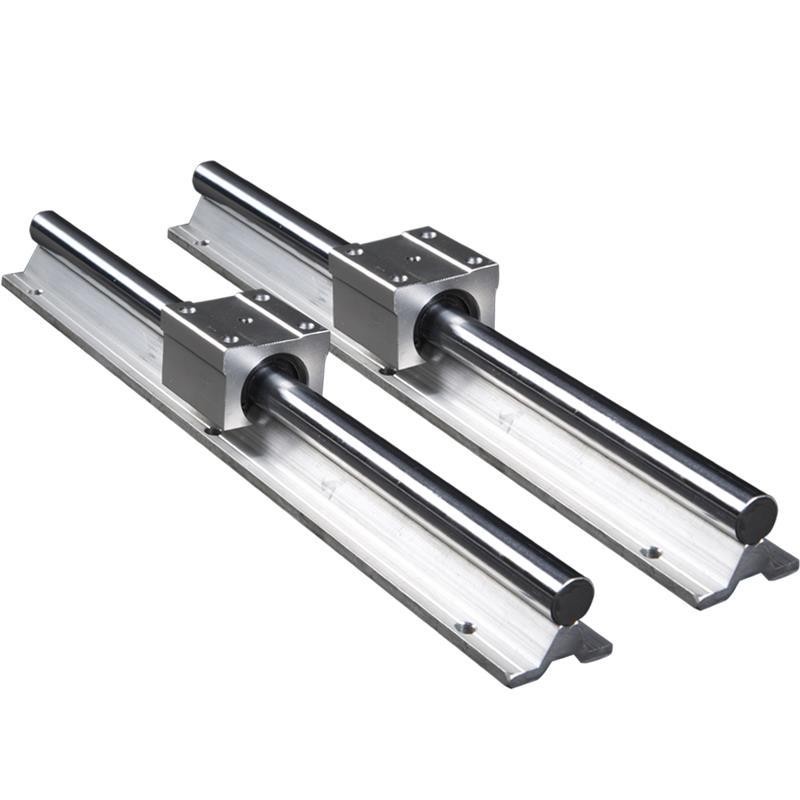 J-H/SBR Aluminum Bracket Optical Axis Heavy-Duty Slide Rail Linear ...
