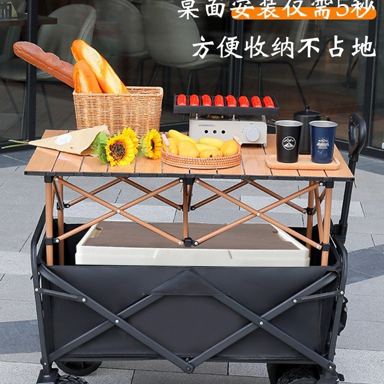 J-H/Street Vendor Cart Folding Table for Street Stalls, Sausage Grill ...