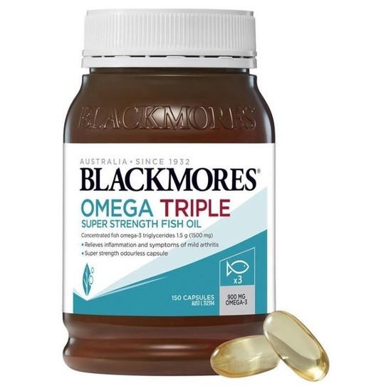 AGENT- Blackmores Omega Triple Super Strength Fish Oil (150 Capsules) ZGX4 | Shopee Malaysia