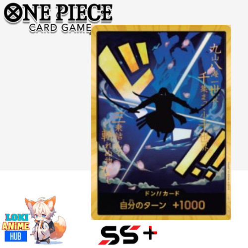 Roronoa Zoro gold Don prb 01 AA alt art gred ss+ one piece card game ...