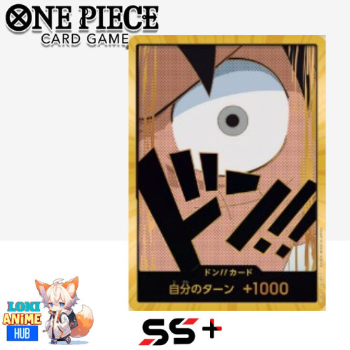 Monkey D Luffy gold Don prb 01 AA alt art gred ss+ one piece card game ...