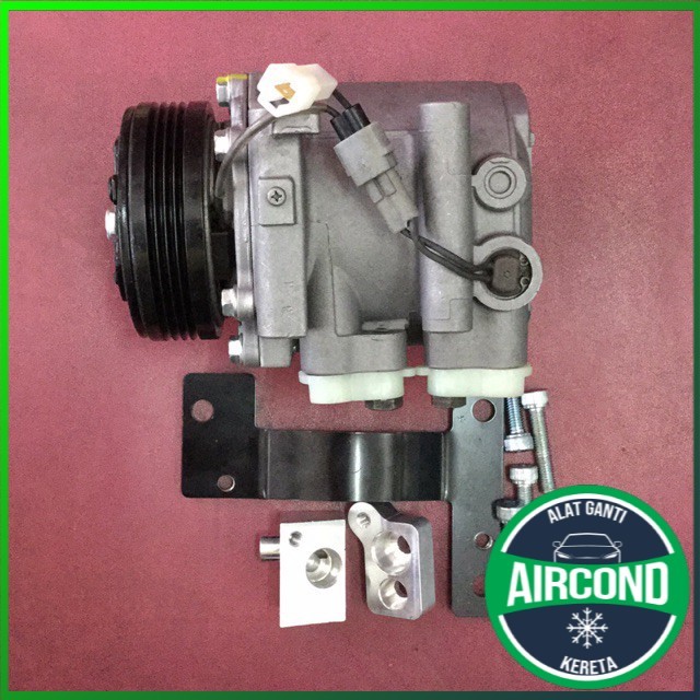 Perodua Myvi 1.3 2006 MSC60 Aircond Compressor WITH BRACKET ️REBUILD ️ ...
