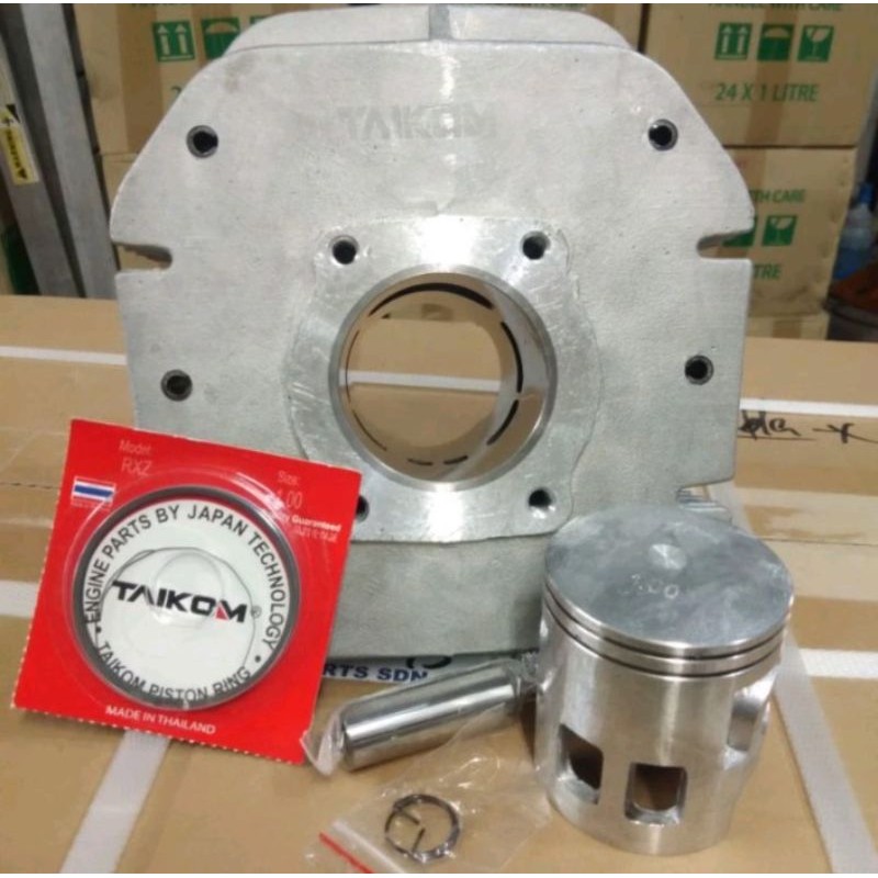 TAIKOM RACING BLOCK Y125ZR Y125Z 57MM DT PISTON SIAP PORTING 58MM ESPADA SPEC HIGHWAY 59MM SCK ...