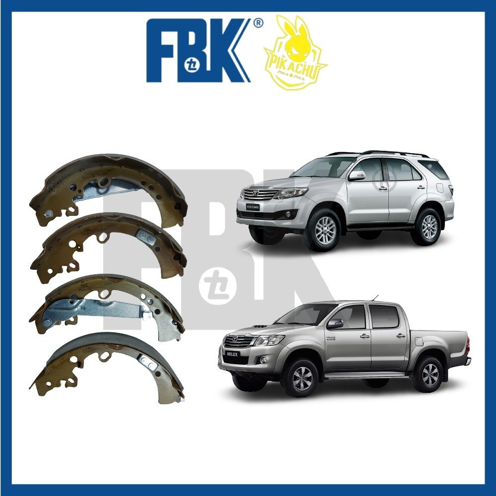 FBK Brake Shoe Rear - Toyota Fortuner KUN50 / Hilux KUN25 | Shopee Malaysia