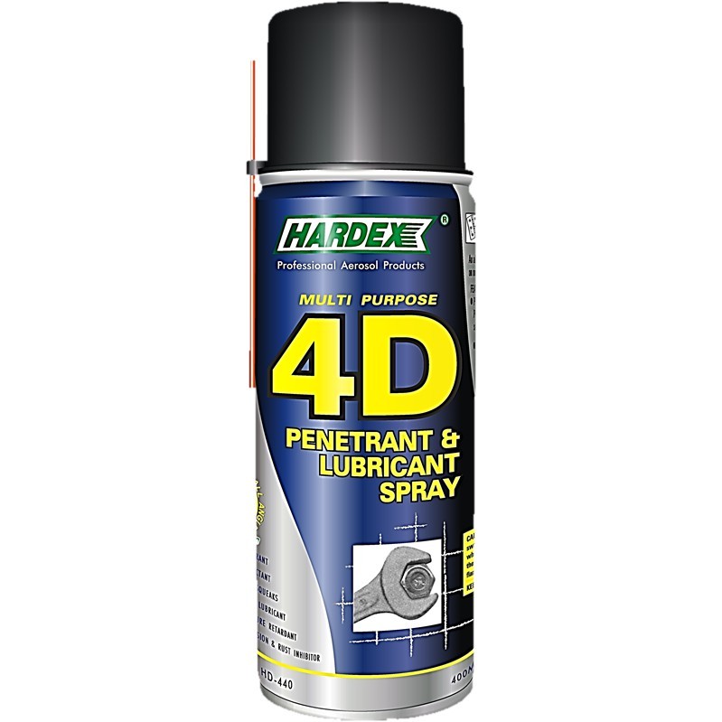 4D PENETRANT & LUBRICANT SPRAY - ANTI RUST (HARDEX HD 440 & HD 450 ...