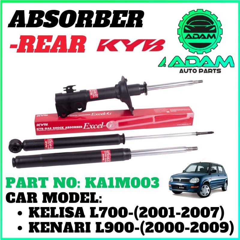 📌KAYABA📌ABSORBER REAR FOR KELISA,KENARI ( OIL ) | Shopee Malaysia
