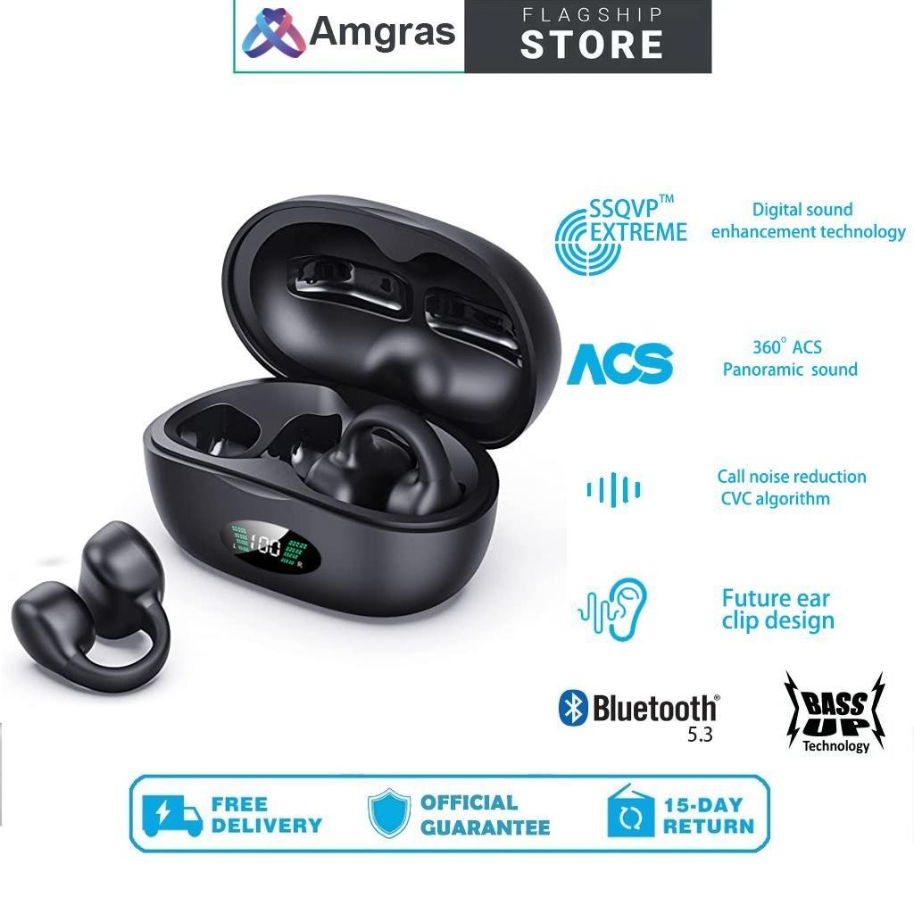 Amgras Spacebuds III Bone Conduction Driving Bluetooth Wireless ...