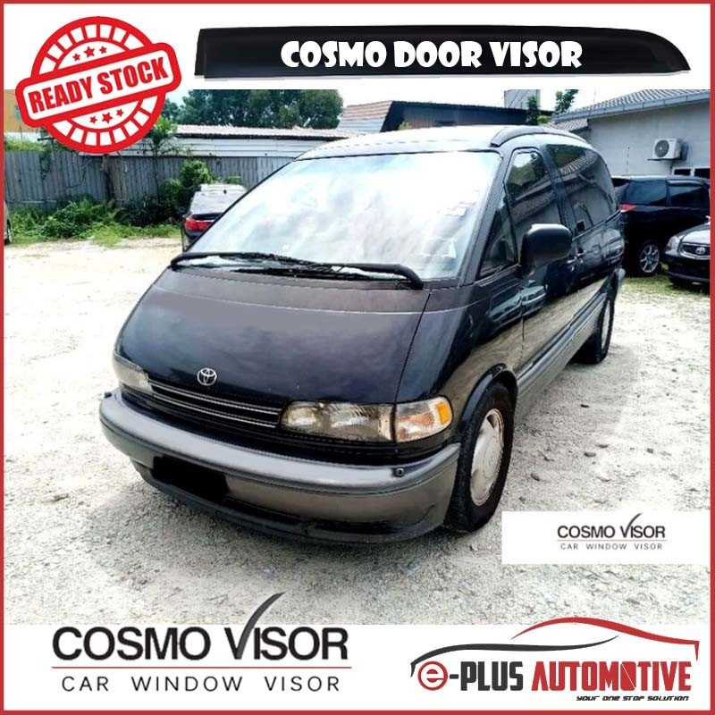 Cosmo Door Visor (5' Big) Compatible With Toyota Estima / Previa 1991 - 1999 | Shopee Malaysia