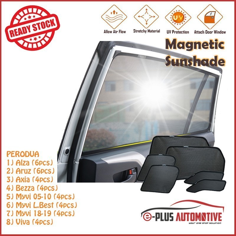High Qualty Car Magnetic Sunshade Sun Shade Compatible With Perodua ...