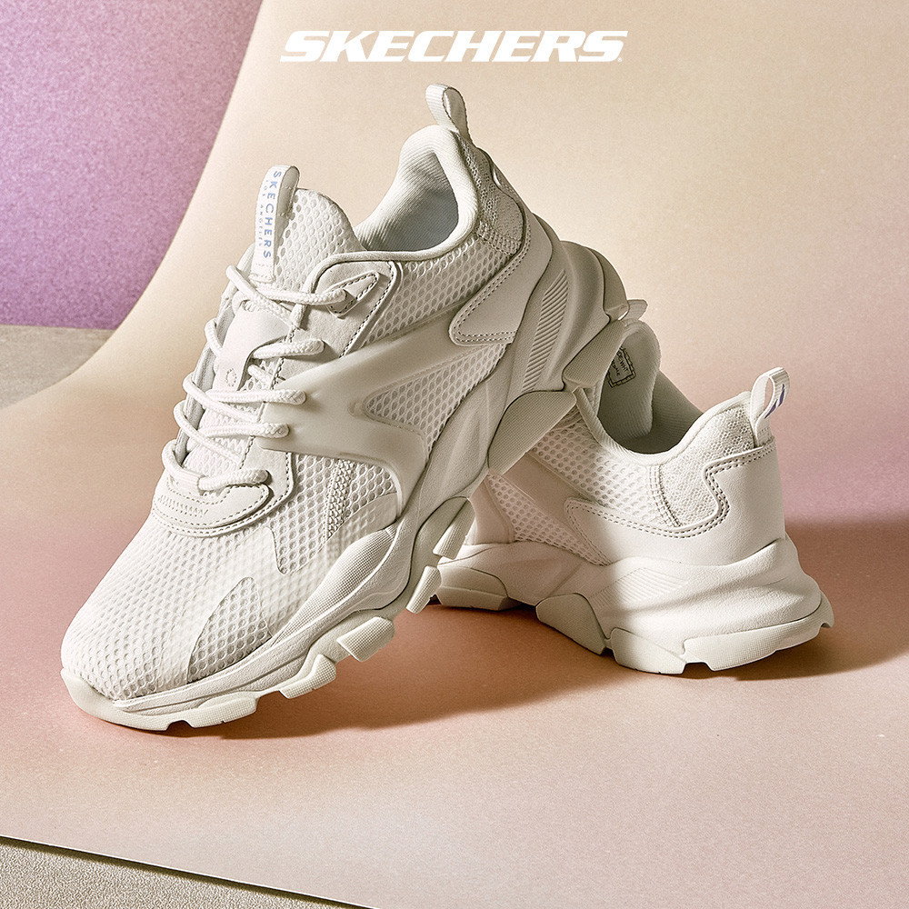 Skechers Women Street Sierra Shoes - 177275-WHT | Shopee Malaysia