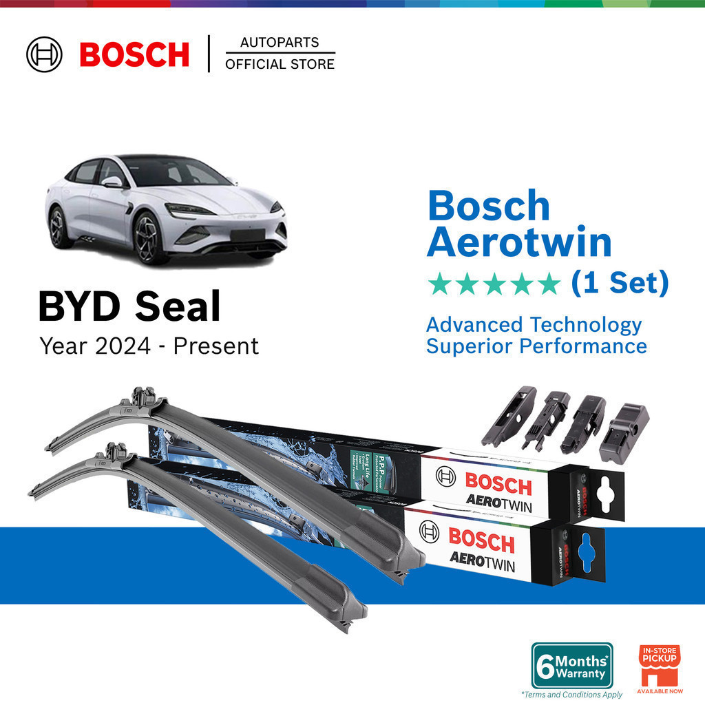Bosch Aerotwin Plus 24"/18" Wiper Set untuk BYD Seal (2024 - Present) | Shopee Malaysia