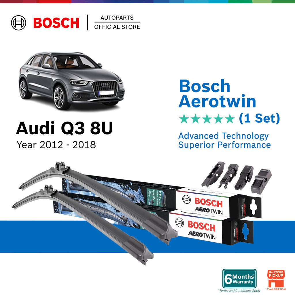 Bosch Aerotwin Plus Multi Clip Wiper Set for Audi Q3 8U (24"/21 ...