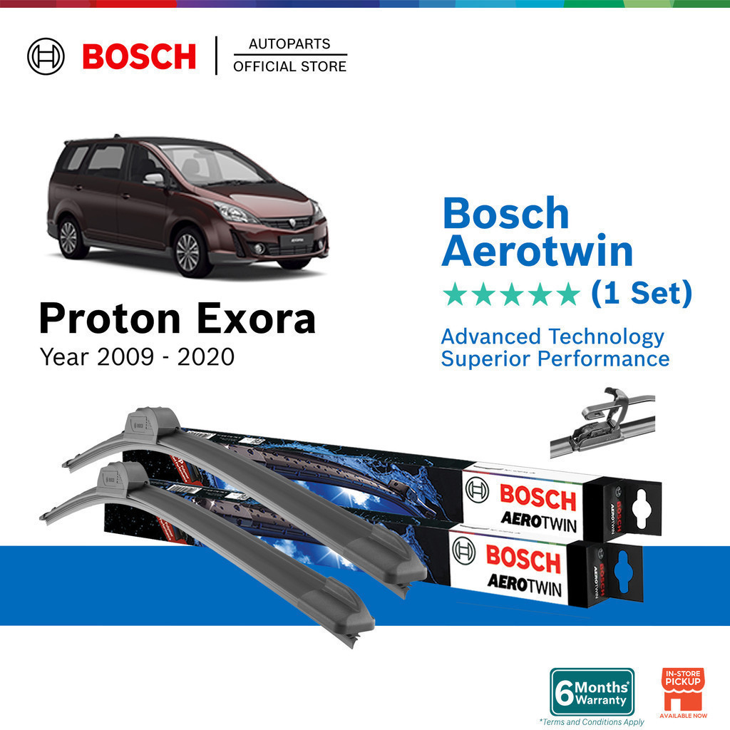 Bosch Aerotwin Retrofit U Hook Wiper Set untuk Proton Exora (24"/16") | Shopee Malaysia