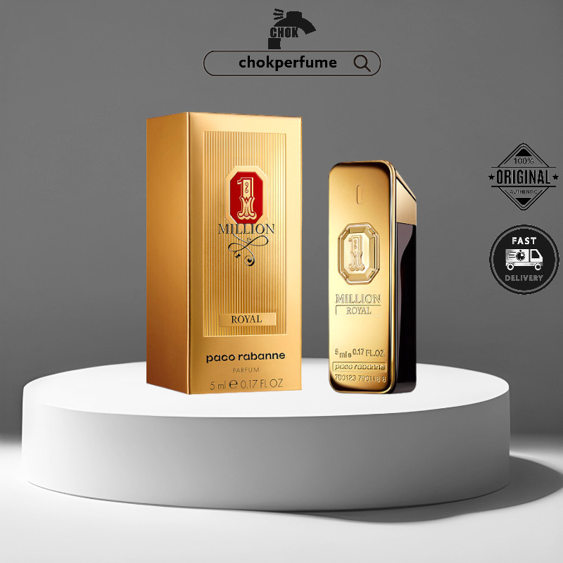 Paco Rabanne 1 Million Royal Parfum 5ml Perfume Miniature (M) | Shopee ...