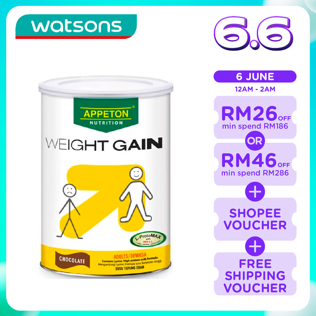 APPETON Weight Gain Powder Adult 900g | Shopee Malaysia