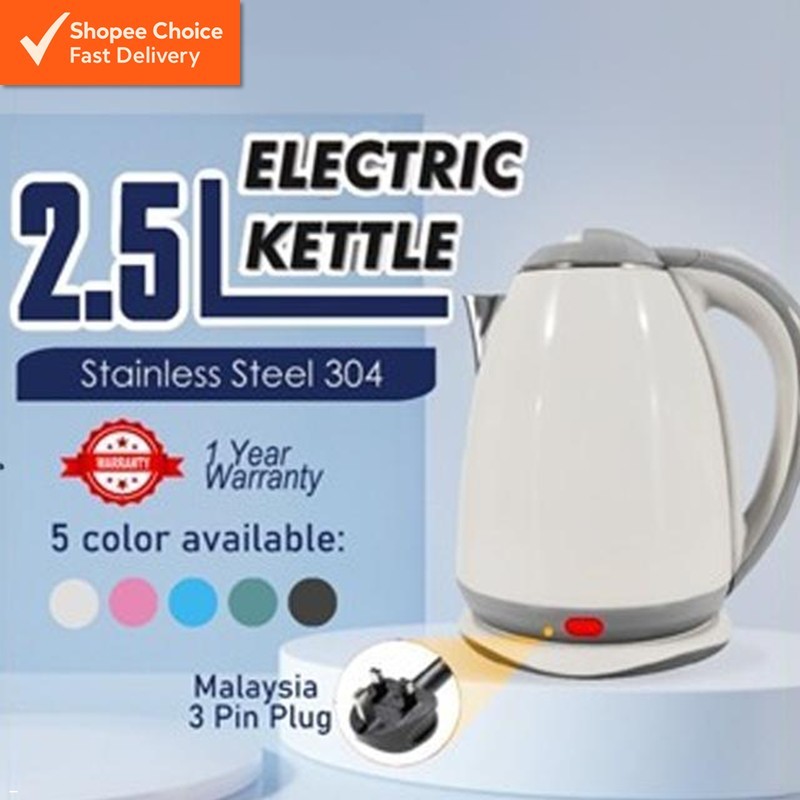 Propappa 2.5L Fast Boiling Electric Kettle | Stainless Steel 304 ...