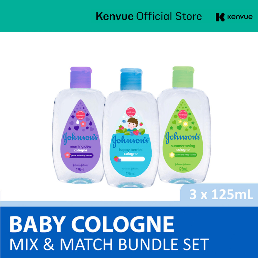 [Bundle of 3] Johnson s Baby Cologne Bundle Set [Mix & Match] 125ml ...