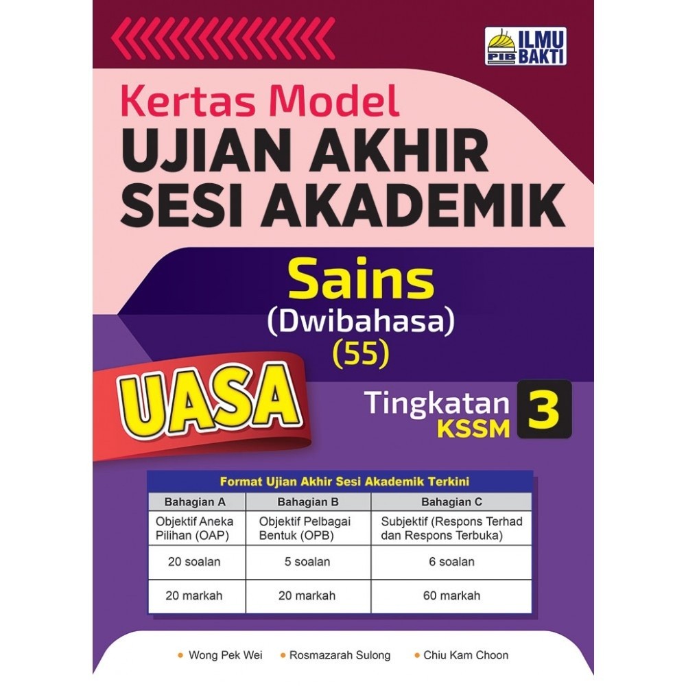Ilmu Bakti: Kertas Model UASA: Sains + Science: Tingkatan + Form 3: 9786297569857 | Shopee Malaysia