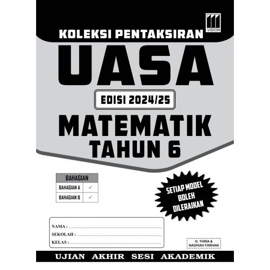 Pustaka Vision: Koleksi Pentaksiran UASA: Matematik + Mathematics ...