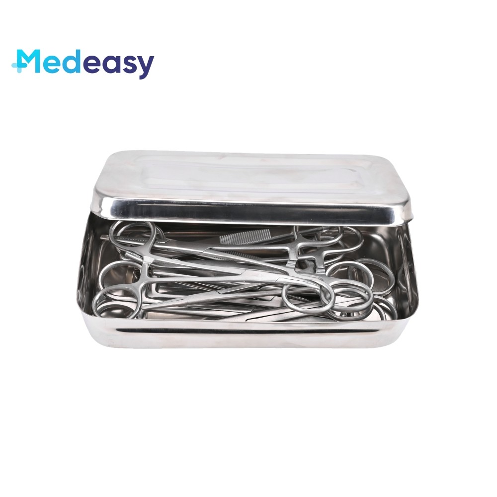 Stainless Steel basic Surgical Instrument Box 13 Piece Kit | Shopee ...