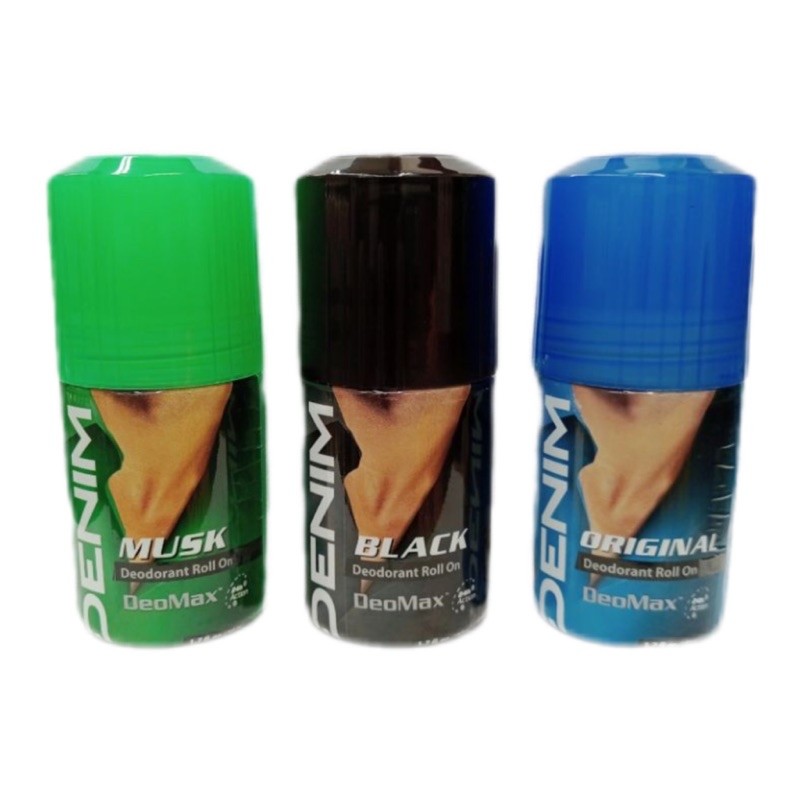 Denim Deodorant Roll On 50ml - Suitable For Men | Shopee Malaysia