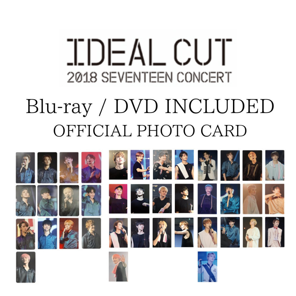 SEVENTEEN IDEAL CUT IN SEOUL & JAPAN Blu-ray DVD OFFICIAL PHOTO CARD / S.COUPS JEONGHAN JOSHUA ...