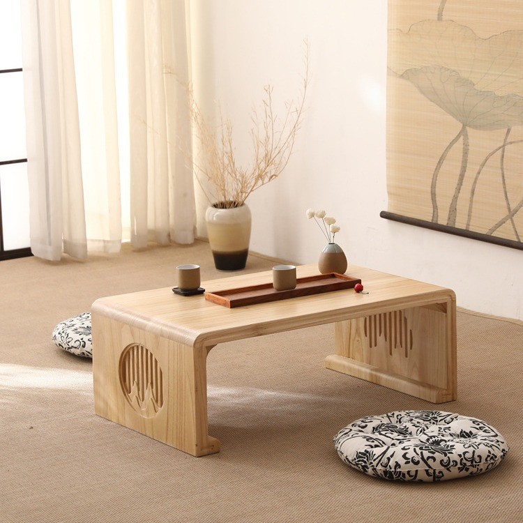 HY-6/Tatami Small Table Tea Table Solid Wood Japanese Style Kang Table ...