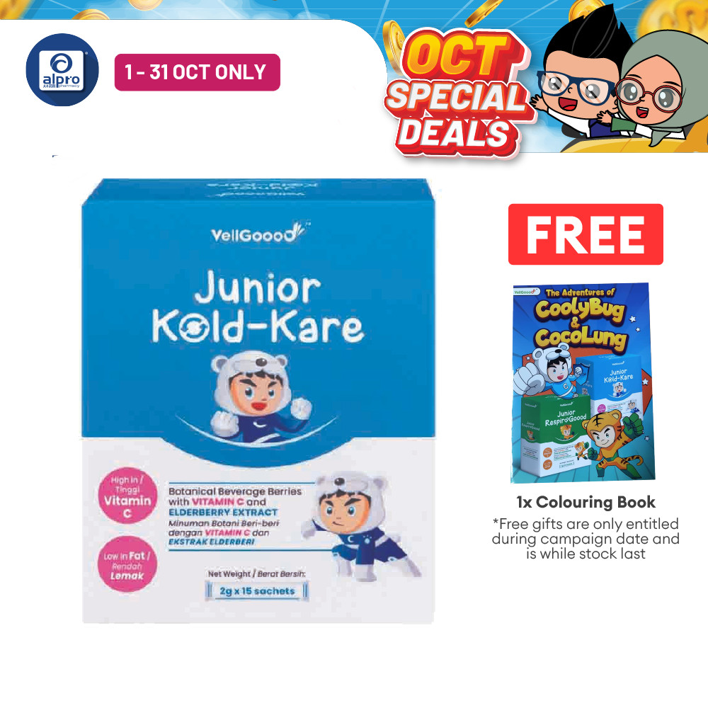 VellGoood Junior Kold-Kare 2g x 15s | Kids Flu Cold | Shopee Malaysia