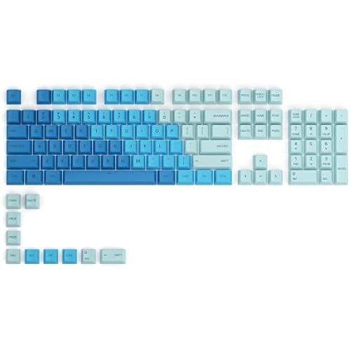 Glorious PBT Caribbean Ocean Key Caps 114-Key Cap Set for Mechanical ...