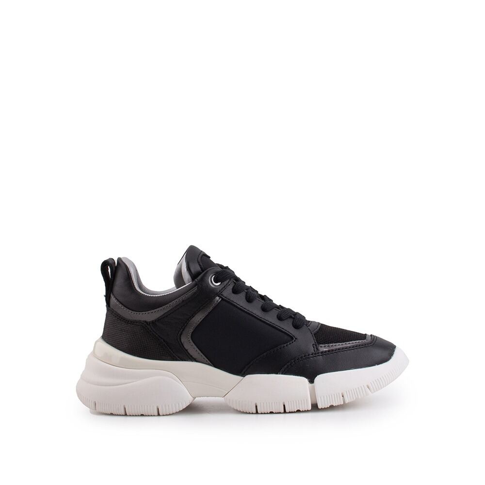 GEOX Ladies Adacter Low Top Sneakers - Black D35PQA-08514-C9999S3 ...