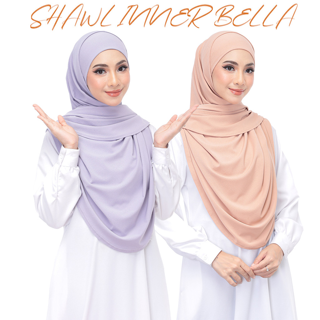 INSTANT SHAWL INNER BELLA | INNER INCLUDED | TUDUNG INSTANT SHAWL ...