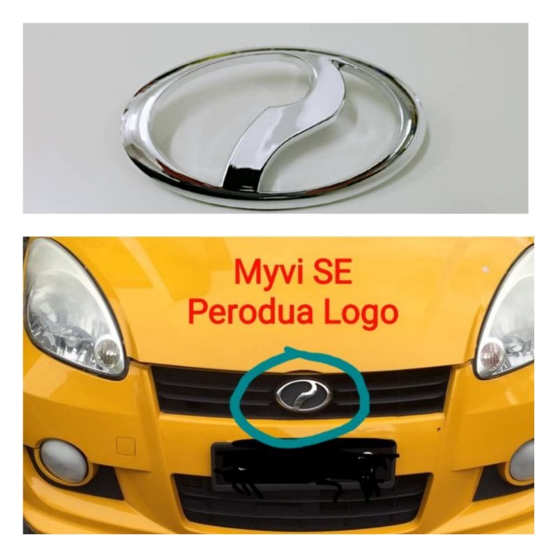 ORIGINAL Myvi SE Perodua Logo Depan dan Belakang. Parts BARU dan ...