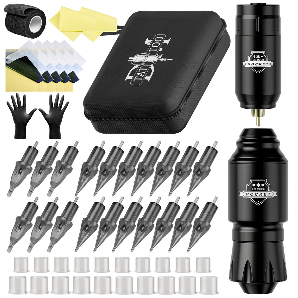 Contact seller/Wireless Rocket Short Pen Tattoo Machine Set Motor ...