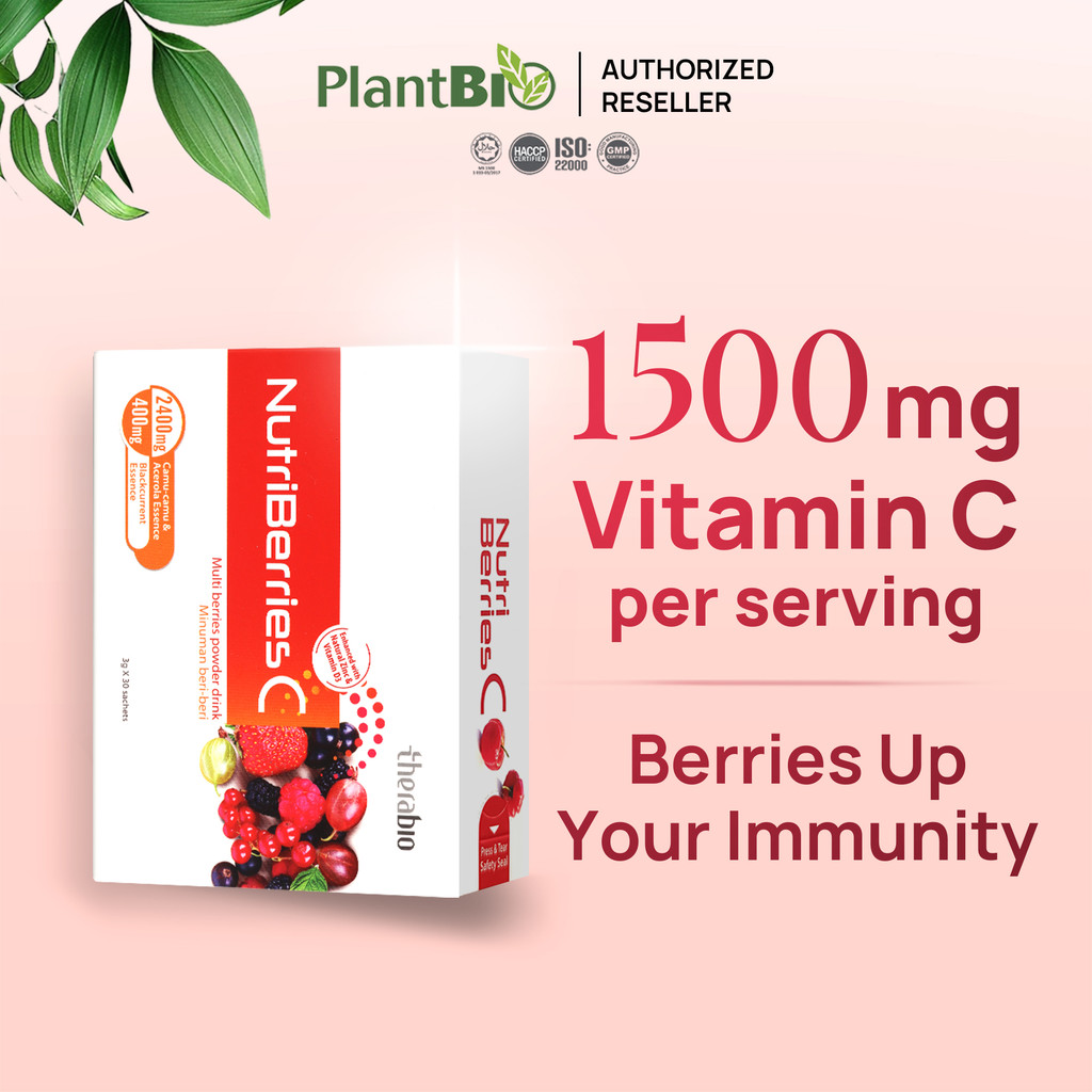 NutriBerriesC: Natural Vitamin C Immune Booster Supplement | 1 sachet ...