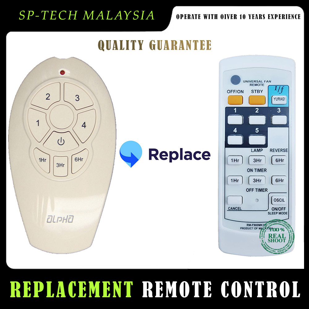 IR-4S-C ALPHA FAN REMOTE CONTROL [REPLACEMENT] | Shopee Malaysia