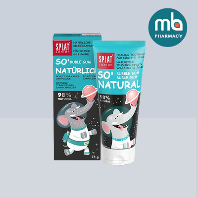 SPLAT JUNIOR SO NATURAL TOOTHPASTE BUBBLE GUM 73G | Shopee Malaysia