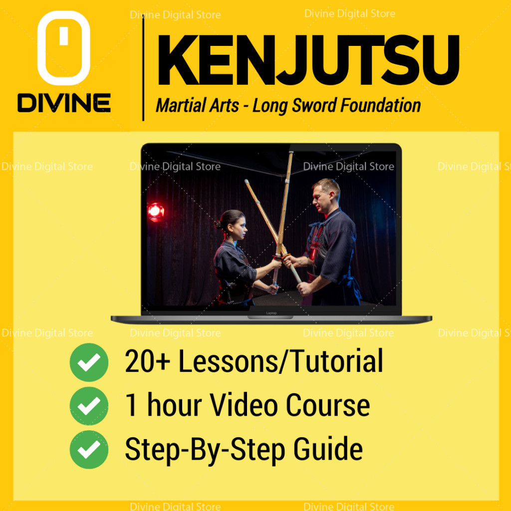 [𝐈𝐧𝐬𝐭𝐚𝐧𝐭 𝐃𝐞𝐥𝐢𝐯𝐞𝐫𝐲][Video Course] Kenjutsu | Long-Sword Foundation | Martial Arts | Beginner ...
