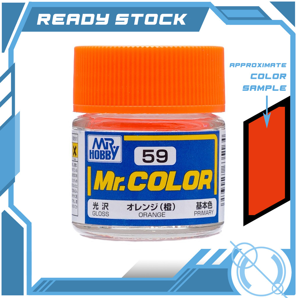 Mr Hobby C59 - Mr Color (10ml) - Orange | Shopee Malaysia