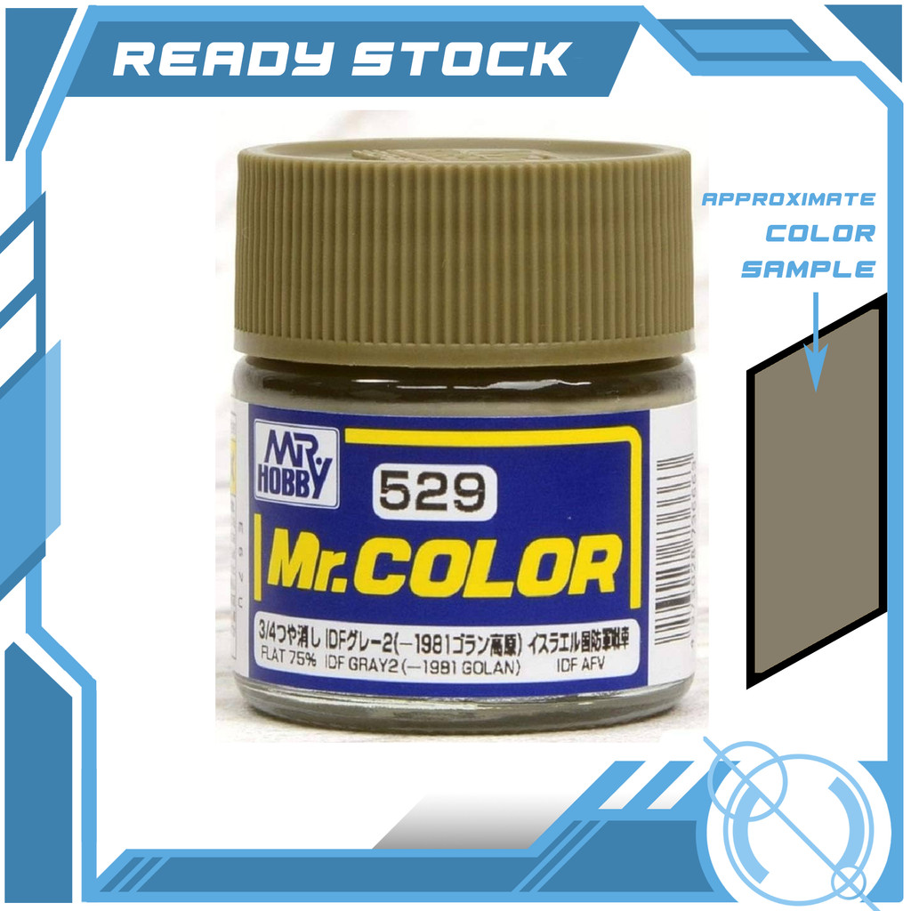 Mr Hobby C529 - Mr Color (10ml) - IDF Gray2 (-1981 Golan) | Shopee Malaysia