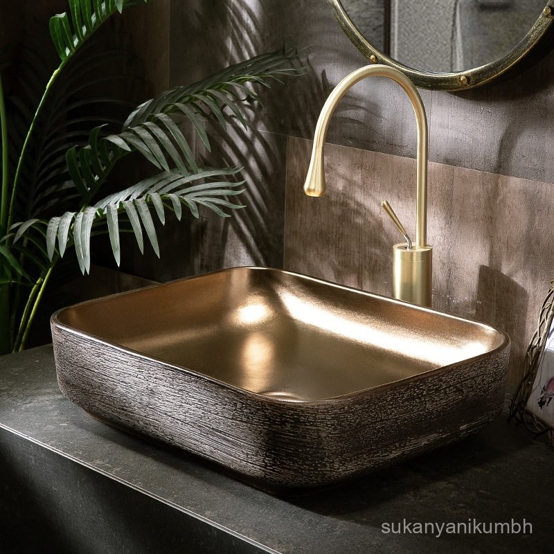 Contact seller/Retro Table Basin Bathroom Stand Wash Basin Single Basin ...