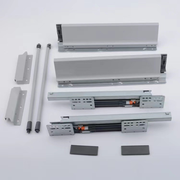 JY-8/8E7Q Sliding Wardrobe Drawer Buffer Bottom Slide Rail Metal Drawer ...