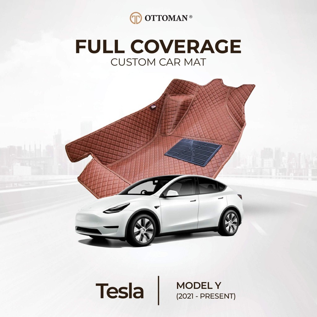 Ottoman Car Mat - Tesla Model Y (2021-Present) | Shopee Malaysia
