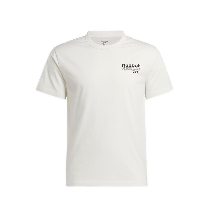 Reebok Identity Men's Brand Proud Graphic Short Sleeve T-Shirt - Chalk ...