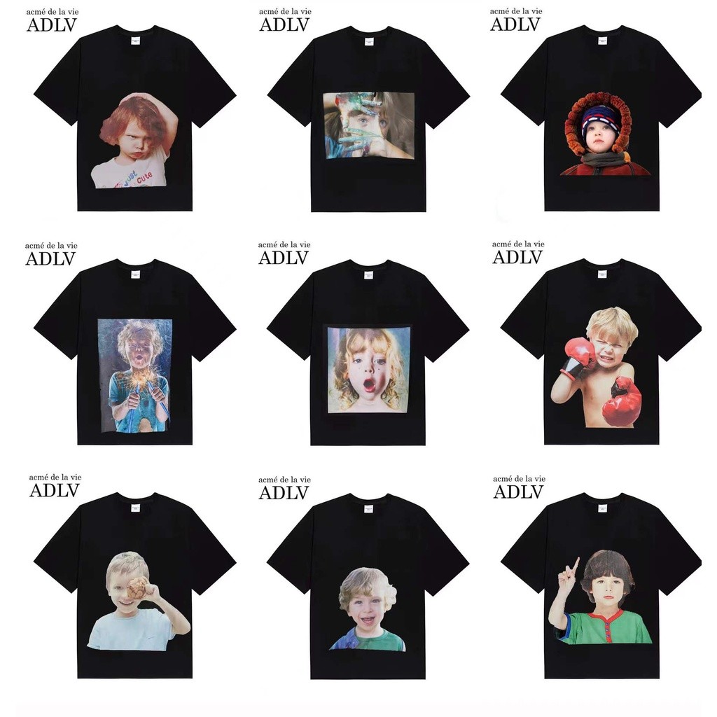 Original Korean ADLV men and women classic little boy solid color ...